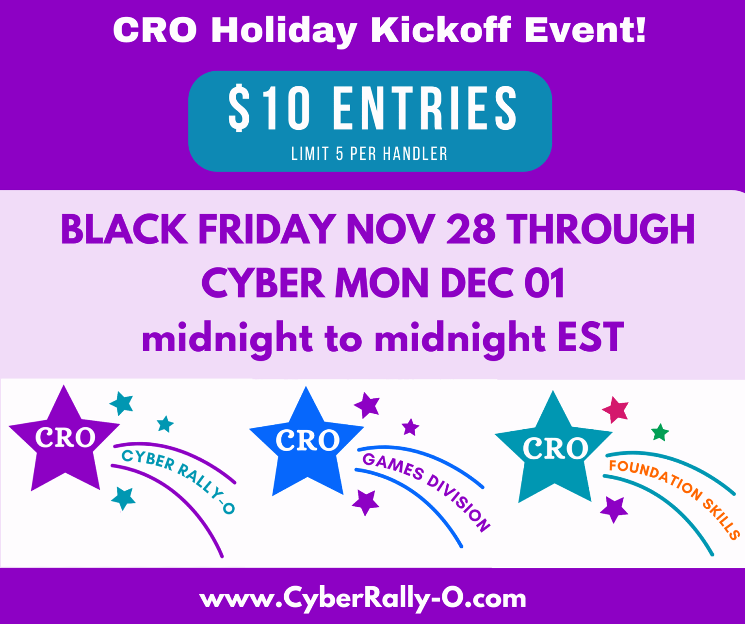 Special Events & Workshops – Cyber Rally-O